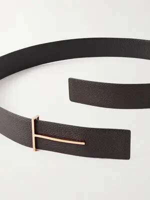 TOM FORD 3.8cm Full-grain Leather Belt