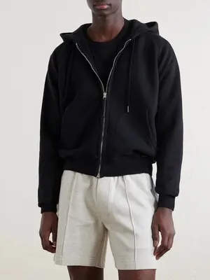 TOM FORD Slim-fit Cotton-jersey Zip-up Hoodie
