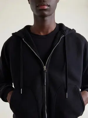 TOM FORD Slim-fit Cotton-jersey Zip-up Hoodie