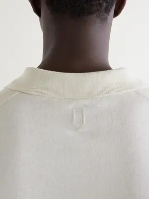Canali Cotton And Silk-blend Polo Shirt