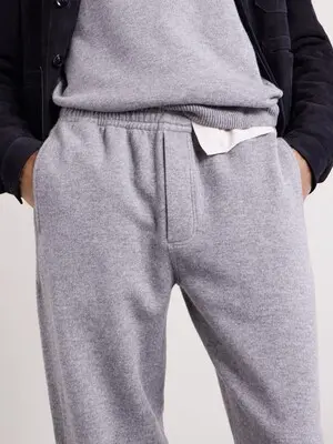 TOM FORD Tapered Cashmere And Cotton-blend Sweatpants
