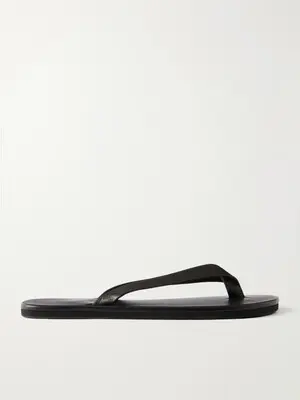 Auralee Leather Flip Flops