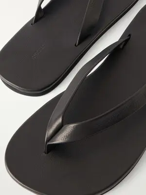 Auralee Leather Flip Flops