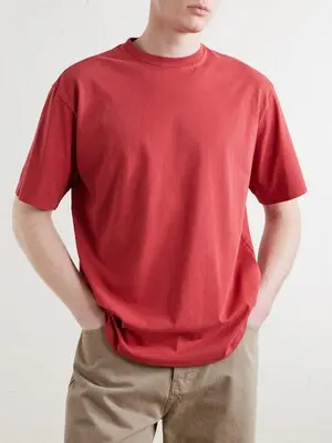 A.PRESSE Cotton-jersey T-shirt