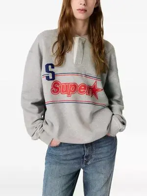 Stella McCartney Drop Shoulder Sweatshirt - Grey