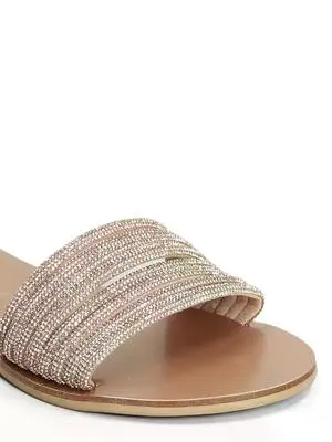 NICOLAS LAINAS Kimolos Embellished Multi-strap Sandals