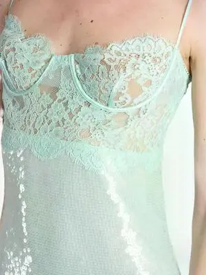 Retrofete Alixandra Sequin-embellished Mini Dress