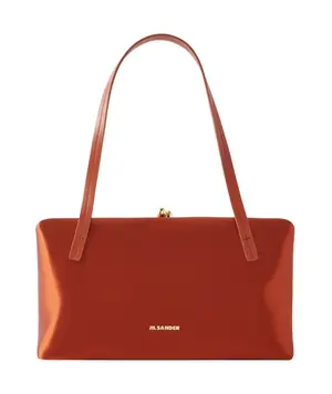 JIL SANDER Goji Pillow Satin Shoulder Bag - Orange