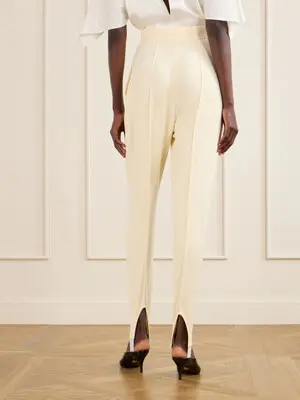 Stella McCartney High-rise Jersey Stirrup Leggings - Neutrals