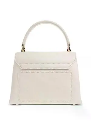 Furla 1927 Leather Tote Bag - White