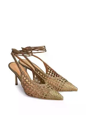 THE SELLER Woven Tie-fastening Pumps