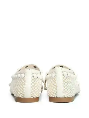 BIBI LOU Embellished Mesh Ballet Flats