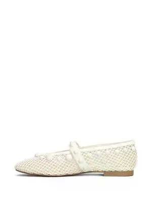 BIBI LOU Embellished Mesh Ballet Flats