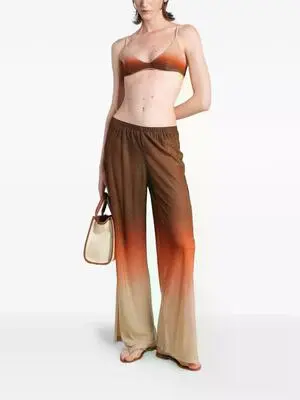 MC2 SAINT BARTH Amalia Palazzo Pants - Brown
