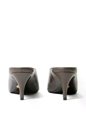 Stella McCartney Pointed-toe V-cut Mules - Brown