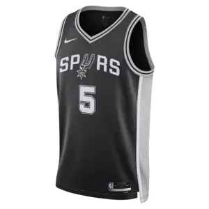 Nike San Antonio Spurs Icon Edition Dri-fit Nba Swingman Jersey - Black
