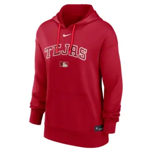 Nike Texas Rangers City Connect Therma Mlb Pullover Hoodie - Red