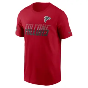 Nike Atlanta Falcons Sideline Team Issue Dri-fit Nfl T-shirt - Red
