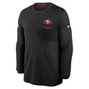 Nike San Francisco 49ers Long Sleeve Performance Top - Black