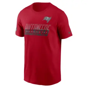 Nike Tampa Bay Buccaneers Sideline Team Issue Dri-fit Nfl T-shirt - Red