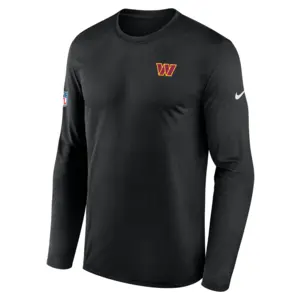 Nike Washington Commanders Dri-fit Long-sleeve T-shirt - Black
