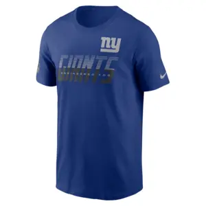 Nike New York Giants Sideline Team Issue Dri-fit Nfl T-shirt - Blue