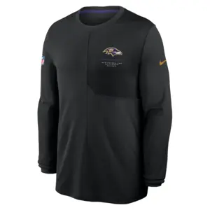 Nike Baltimore Ravens Long Sleeve Top - Black