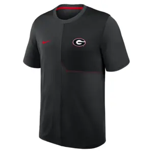 Nike Georgia Sideline Coach Dri-fit College Top - Black