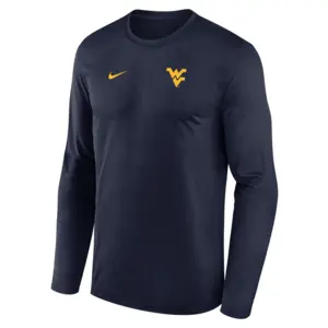 Nike West Virginia Dri-fit Long-sleeve T-shirt - Blue