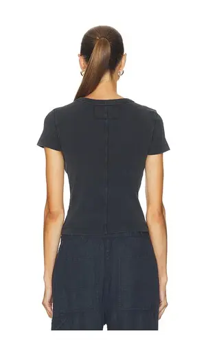 Free People X We The Free Atlas Crew Tee - Black