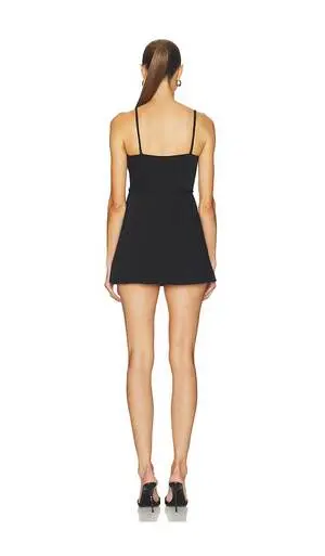 Alexis Crepe Romper - Black