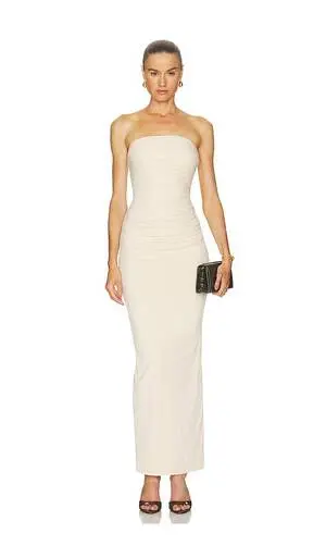 NAKEDVICE The Evelyn Strapless Maxi Dress
