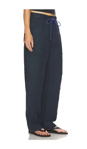 Rag & Bone Linen Drawcord Utility Pants