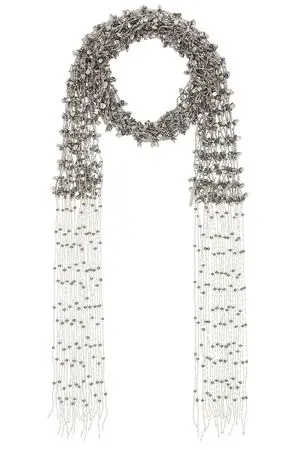 Dries Van Noten Metallic Embroidered Necklace