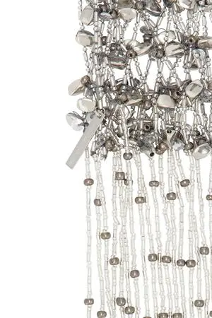 Dries Van Noten Metallic Embroidered Necklace