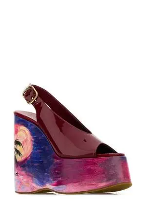 Chloé Tiziano Leather Maxime Wedges