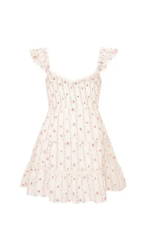 LoveShackFancy Avenora Dress - Red