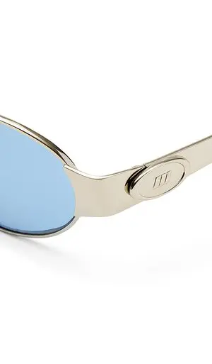 Le Specs Frostbite Sunglasses - Metallic Silver