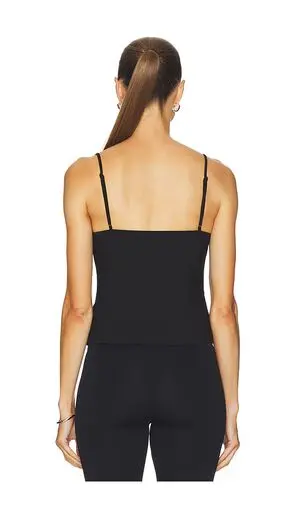 Rag & Bone Irina Ponte Squareneck Button Tank