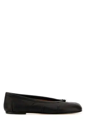 MAISON MARGIELA Leather Tabi Ballerinas - Black