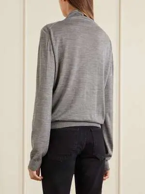 Khaite Wool Turtleneck Sweater