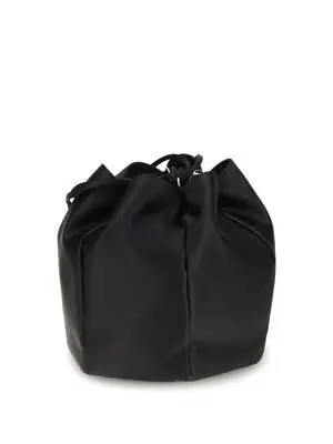Prada Satin Drawstring Pouch With Gold-tone Hardware