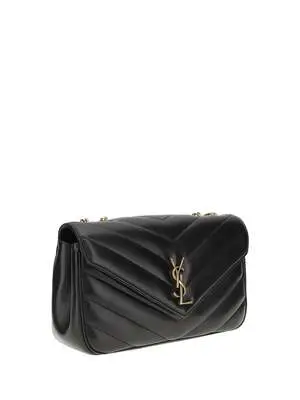 Saint Laurent Loulou Shoulder Bag - Black