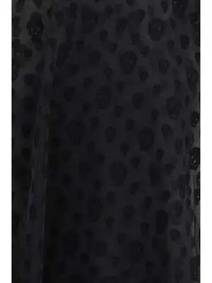 Alexander McQueen Skull Print Sheer T-shirt