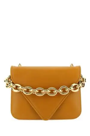 Bottega Veneta Bottega Veneta Leather Shoulder Bag With Chain Detail Multicolor