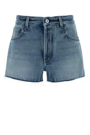 Miu Miu Miu Miu Denim Shorts Blue