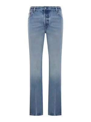 Miu Miu Five-pocket Washed Denim Trousers