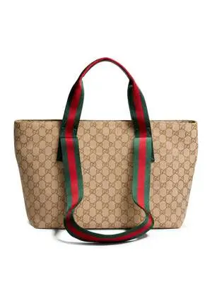 Gucci Small Gg Print Shopping Bag - Multicolor