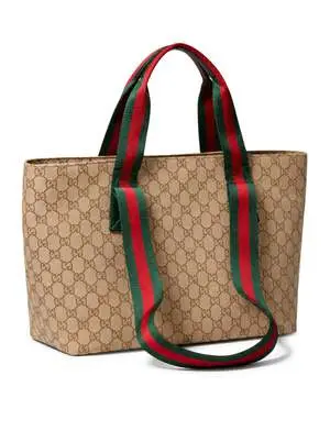 Gucci Small Gg Print Shopping Bag