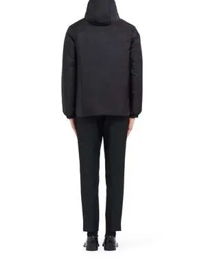 Prada Re-nylon Down Jacket With Enamelled Triangle Logo